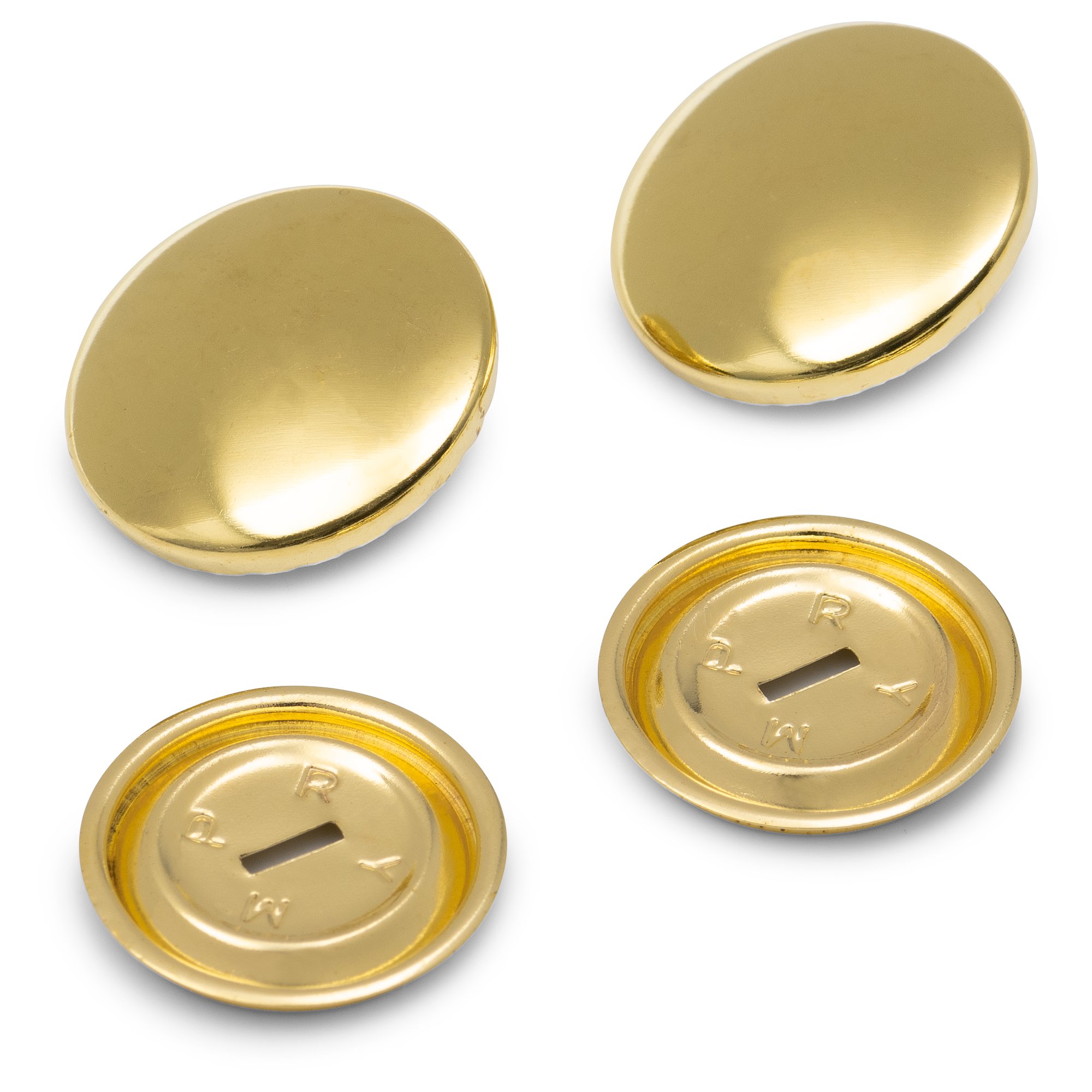 Prym Cover buttons, gold-coloured - 6 options - Franklins Group Limited