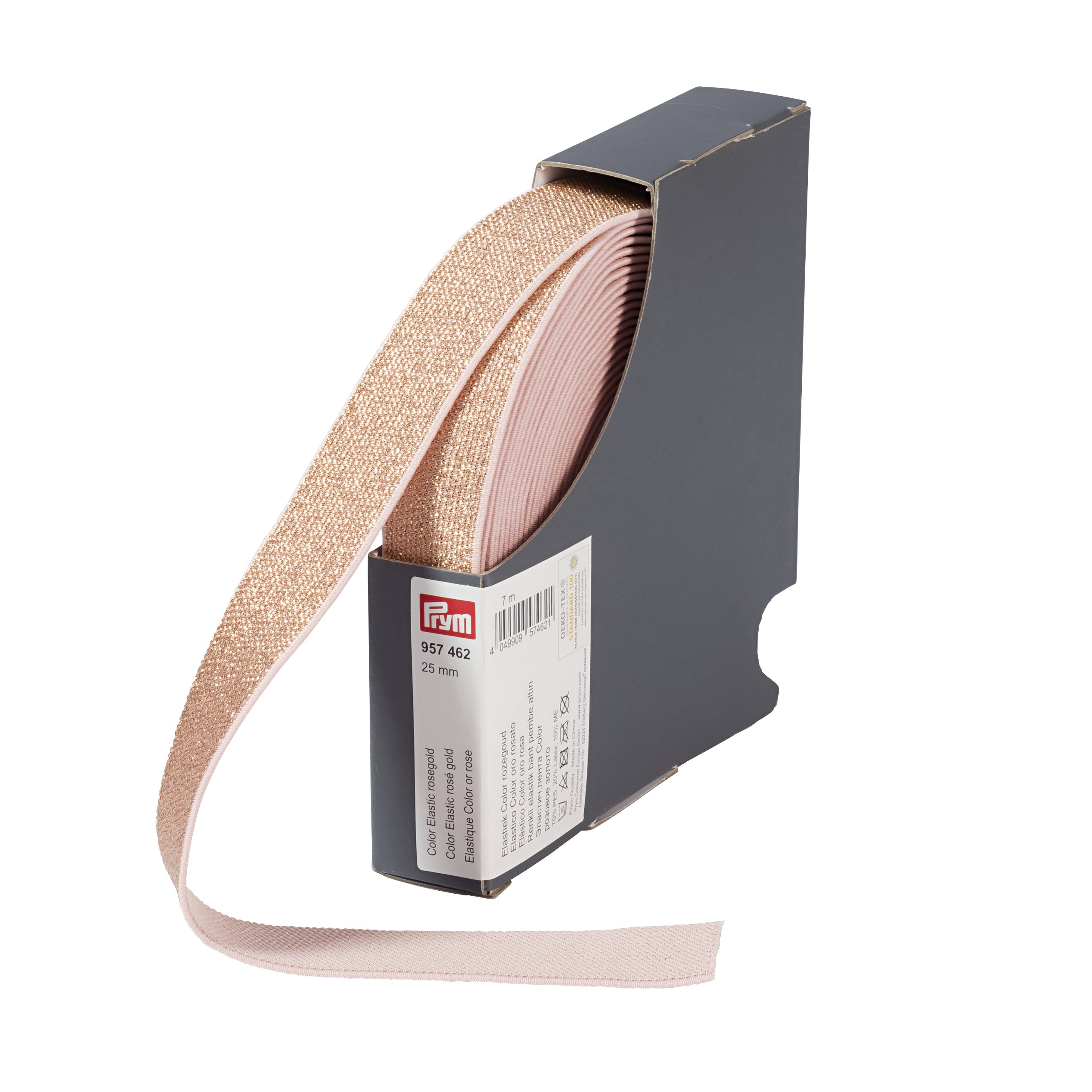 Prym Colour Elastic, 25mm rose/gold - Franklins Group Limited